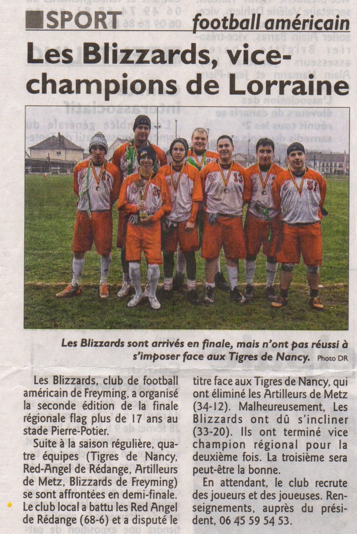 Presse – Site Officiel des Blizzards